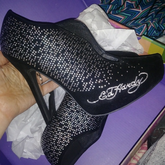 Ed Hardy | Shoes | Ed Hardy Heels | Poshmark